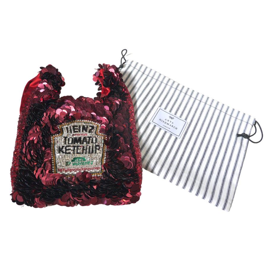 ANYA HINDMARCH アニヤハインドマーチ ケチャップ スパンコール ANYA HINDMARCH アニヤハインドマーチ ケチャップ スパンコール