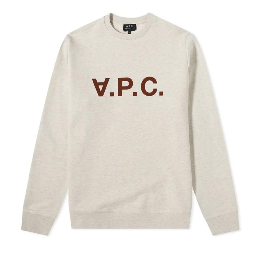 A.P.C. アーペーセー ロゴスウェットトレーナー メンズ A.P.C. アーペーセー ロゴスウェットトレーナー メンズ