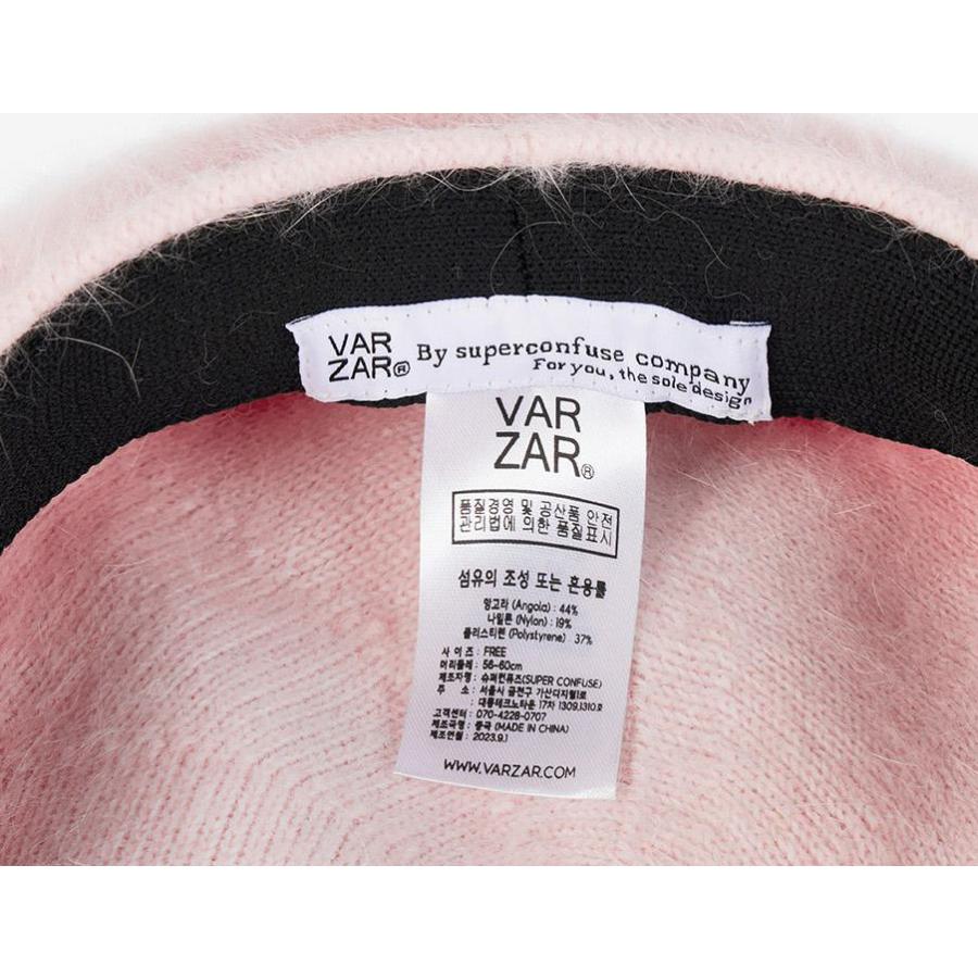VARZAR 正規販売店 バザール アンゴラ ベレー帽 スクウェア VARZAR 正規販売店 バザール アンゴラ ベレー帽 スクウェア