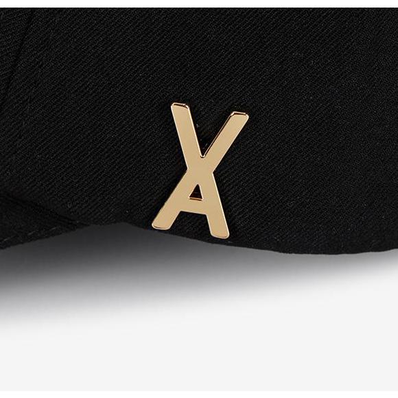 正規販売店 VARZAR バザールキャップ 韓国ブランド CAP 紫外線対策帽子 ゴールド ブラック ベージュ Gold stud over ...