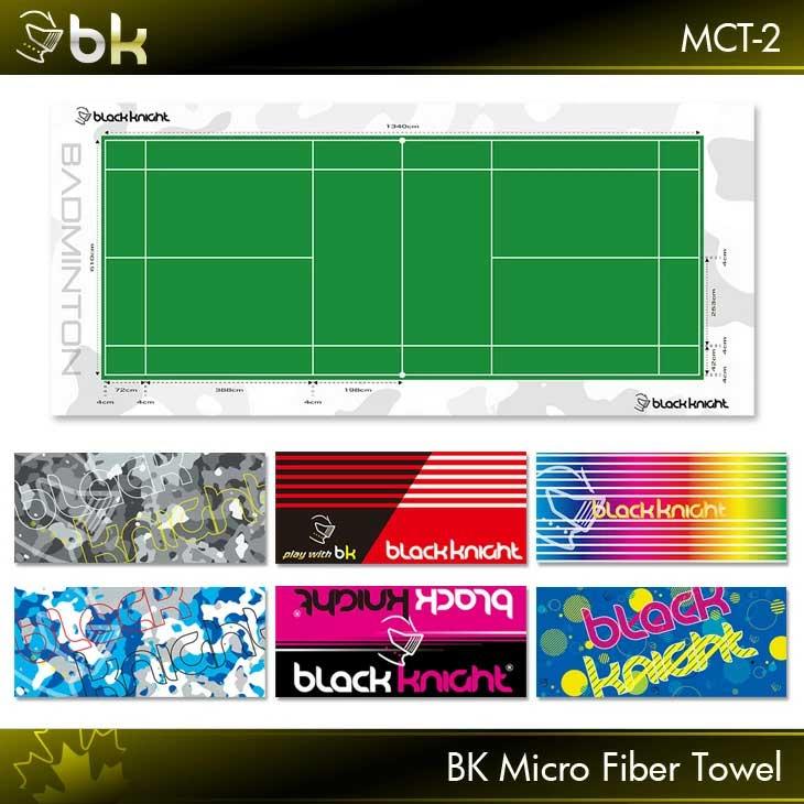 black knight ブラックナイト バドミントン マイクロファイバーフェイスタオル MCT-2 スポーツタオル フェイスタオル 縦40×横90cm 光触媒効果 抗菌消臭 : スポーツ ...