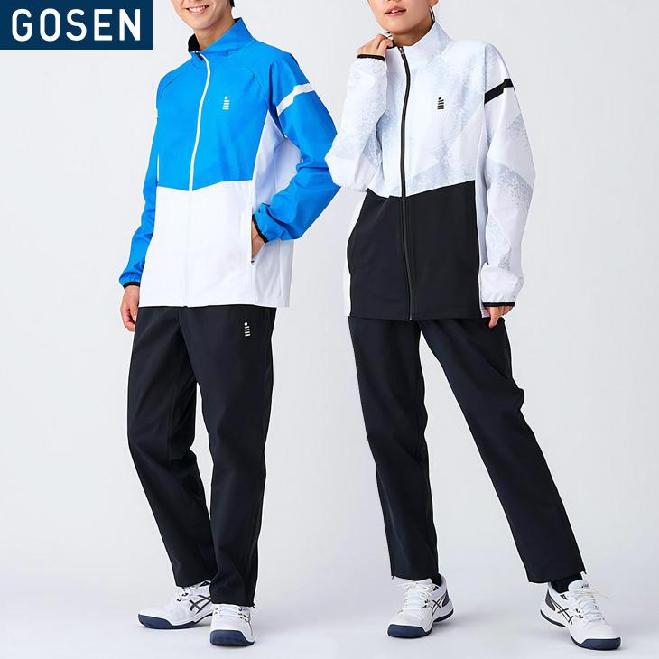 GOSEN ゴーセン バドミントン ウィンドジャケット ＋ パンツ 上下セット Y2400 Y2302 ユニ 男女兼用 テニス ソフトテニス トレーニングウェア スポーツウェア : スポーツ ...