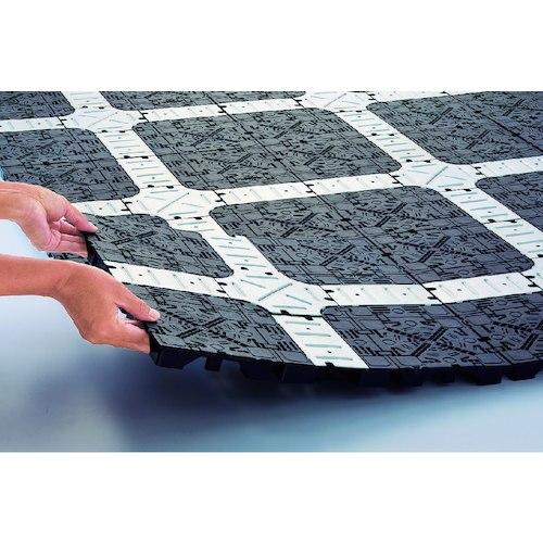 FUKUVI クリーンOAフロア ピットTN-30(4枚入り) 配線溝一体型 500mm×500mm 高さ30mm ( 102347 ) フクビ化学工業(株) :3776561:ORANGE ...