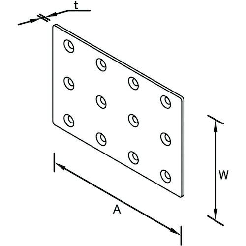 DAIDOHANT 2×4サポート 帯金物 タイプ1 24-F1ーWH ( 10179060 ) (株)ダイドーハント : ORANGE TOOL TOKIWA - 通販 - Yahoo!ショッピング