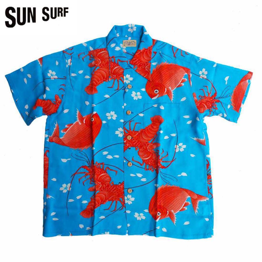 SUN SURF SURF/サンサーフ スペシャルエディション 「SYMBOL OF GOOD LUCK」 ブルー Mサイズ 送料無料 ...