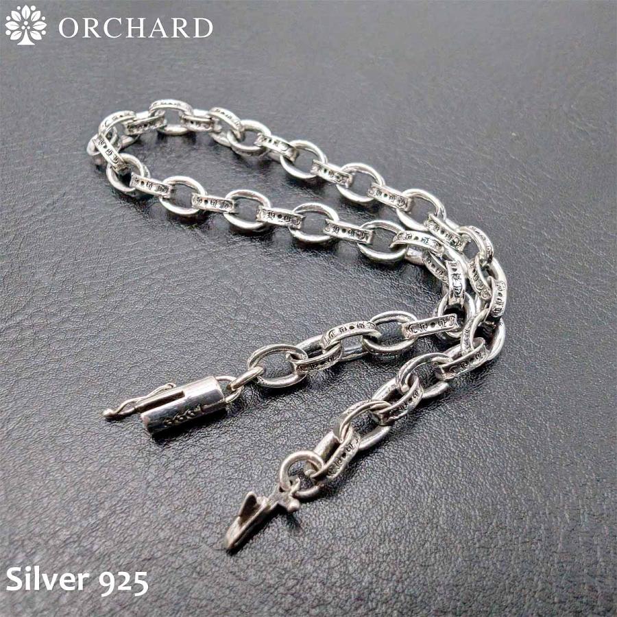 20cm シルバー925 ブレスレット ペーパーチェーン B系 925 Silver : Orchard - 通販 - Yahoo!ショッピング