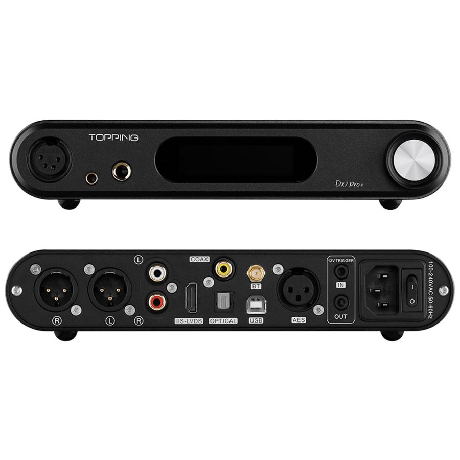 Topping DX7 Pro+ USB DAC ヘッドホンアンプ ハイエンドモデル ハイレゾ トッピング NFCA ヘッドフォン アンプ ...