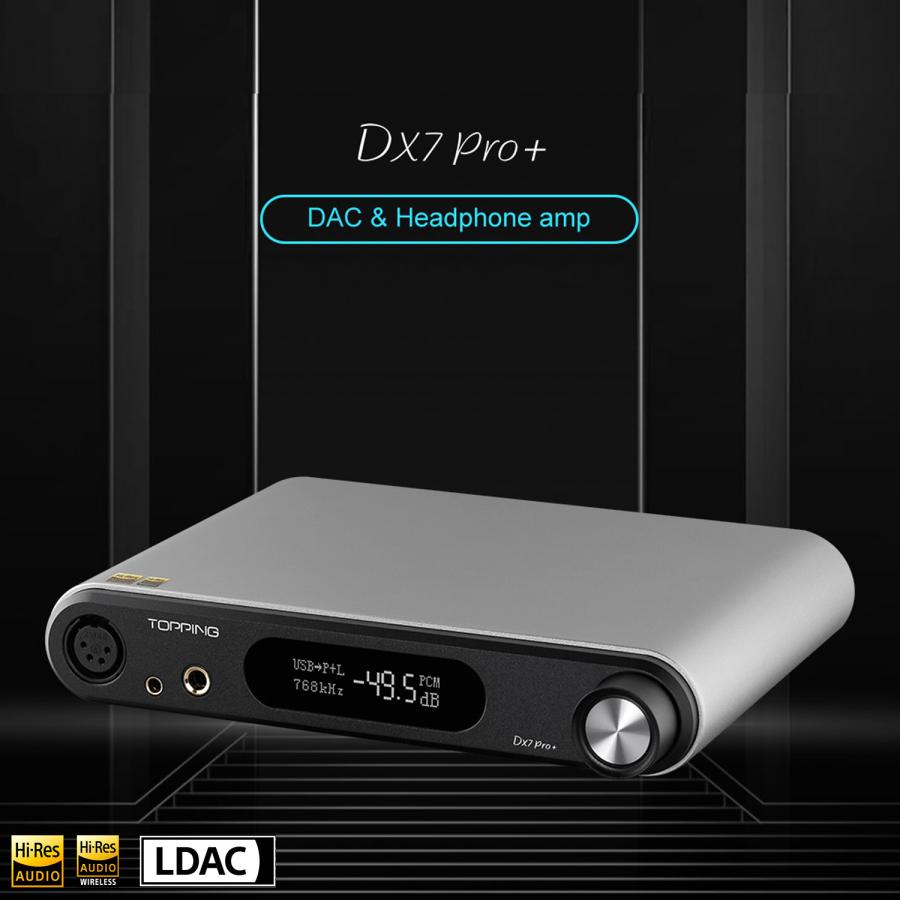 Topping DX7 Pro+ USB DAC ヘッドホンアンプ ハイエンドモデル ハイレゾ トッピング NFCA ヘッドフォン アンプ ...