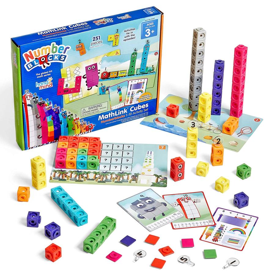 ナンバーブロックス マスリンクキューブ 1-10 アクティビティセット NumberBlocks MathLink Cubes キューブ ...