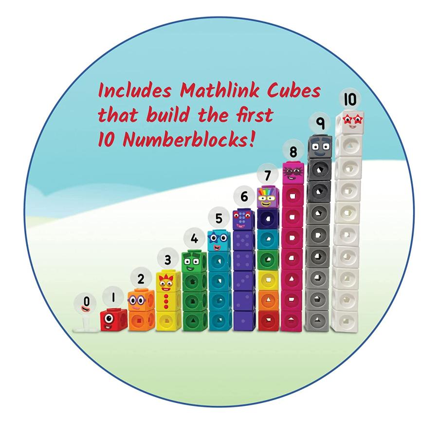 ナンバーブロックス マスリンクキューブ 1-10 アクティビティセット NumberBlocks MathLink Cubes キューブ 100個入り 93417 ラーニング リソーシズ ...