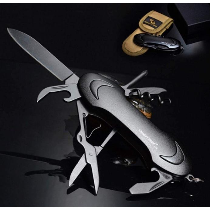 Almighty Eagle ミリタリー ファンクション ナイフ -C7 多機能 ケース付 : オレンジ通販 - 通販 - Yahoo!ショッピング