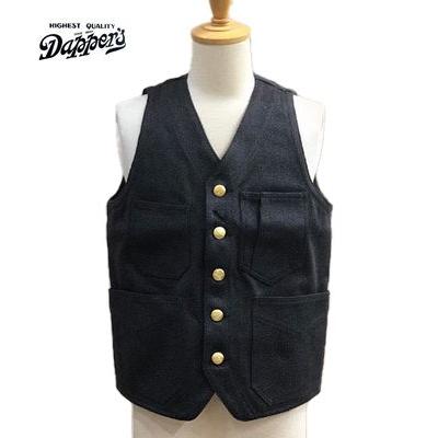 ダッパーズ コバートベッドフォード レイルロード ワークベスト Dapper's Classical Railroader Work Vest 1579 : ORGAN - 通販 ...