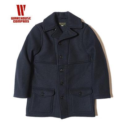 WAREHOUSE ウエアハウス メリノウール ダブルフェイスメルトン マッキーノコート CCC U.S.ARMY WOOL MACKINAW ...