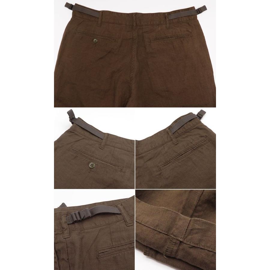 ワーカーズ ブラウンリネン ファティーグトラウザーズ WORKERS FWP Trousers 22s-4-fwp-bl :22s-4-fwp ...