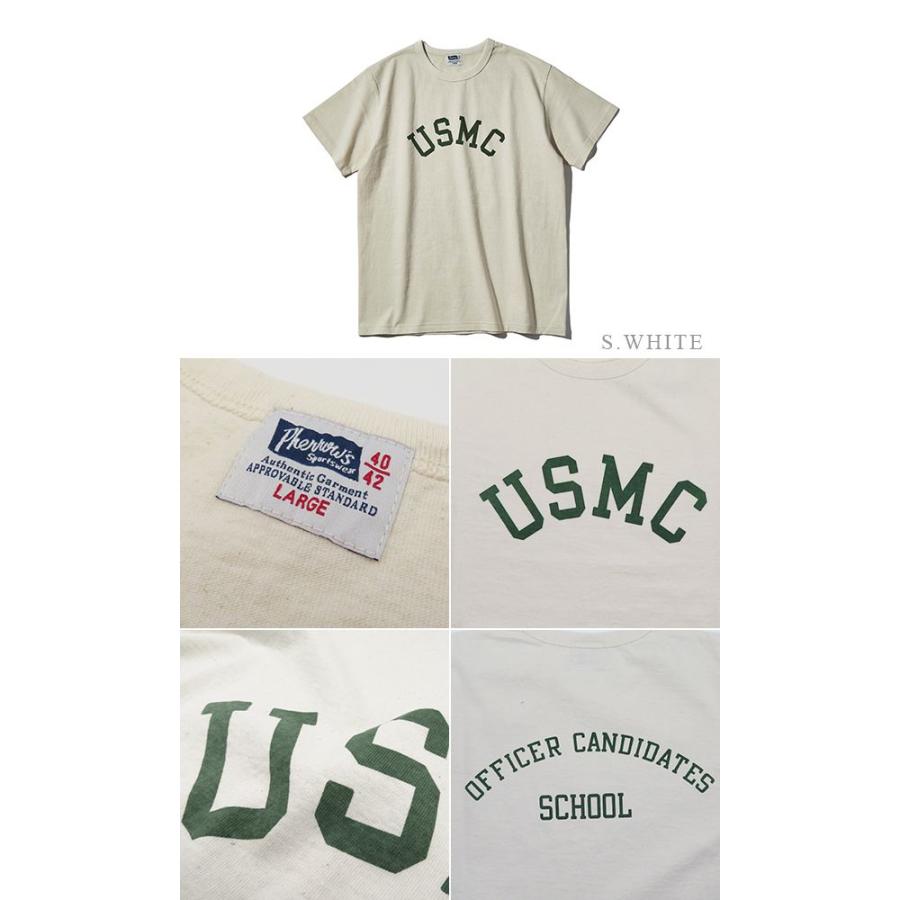 Pherrow's フェローズ半袖 16番単天竺 天地引き プリントTシャツ PHERROW'S USMC SST 23S-PMT3 : ORGAN - 通販 - Yahoo!ショッピング