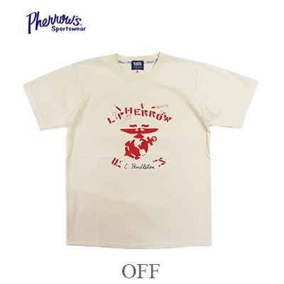 Pherrow's フェローズ 半袖 プリントTシャツ PHERROW'S USMC L.PHERROW SST 24S-PT24 : ORGAN - 通販 - Yahoo!ショッピング