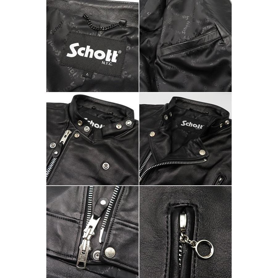 Schott N.Y.C ショット シープスキン ダブルライダース NEW DOUBLE BREST RIDERS 3101048 : ORGAN - 通販 - Yahoo!ショッピング