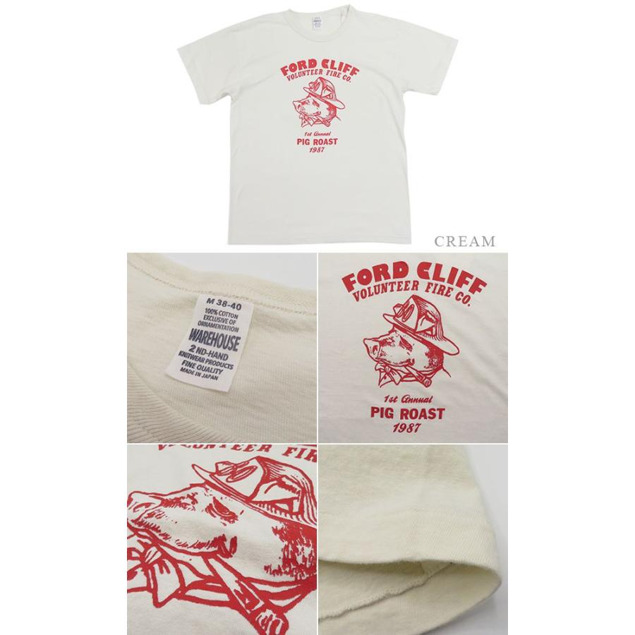 ウエアハウス 半袖 19/-天竺 セコハン ONE WASH プリントTEE WAREHOUSE 2nd hand FORD CLIFF SST 4064-FORD :4064-FORD ...