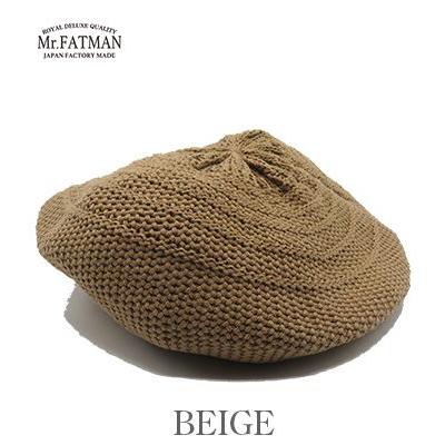 Mr.FATMAN ミスターファットマン コットンニット メッシュ編み ベレー
