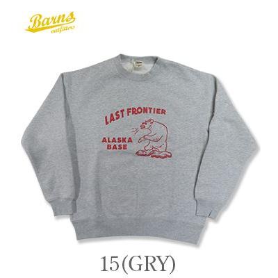 BARNS OUTFITTERS バーンズ 長袖 裏毛 アスレチック クルーネック Athletic Crew Sweat LAST FRONTIER BR-25101 : ORGAN ...