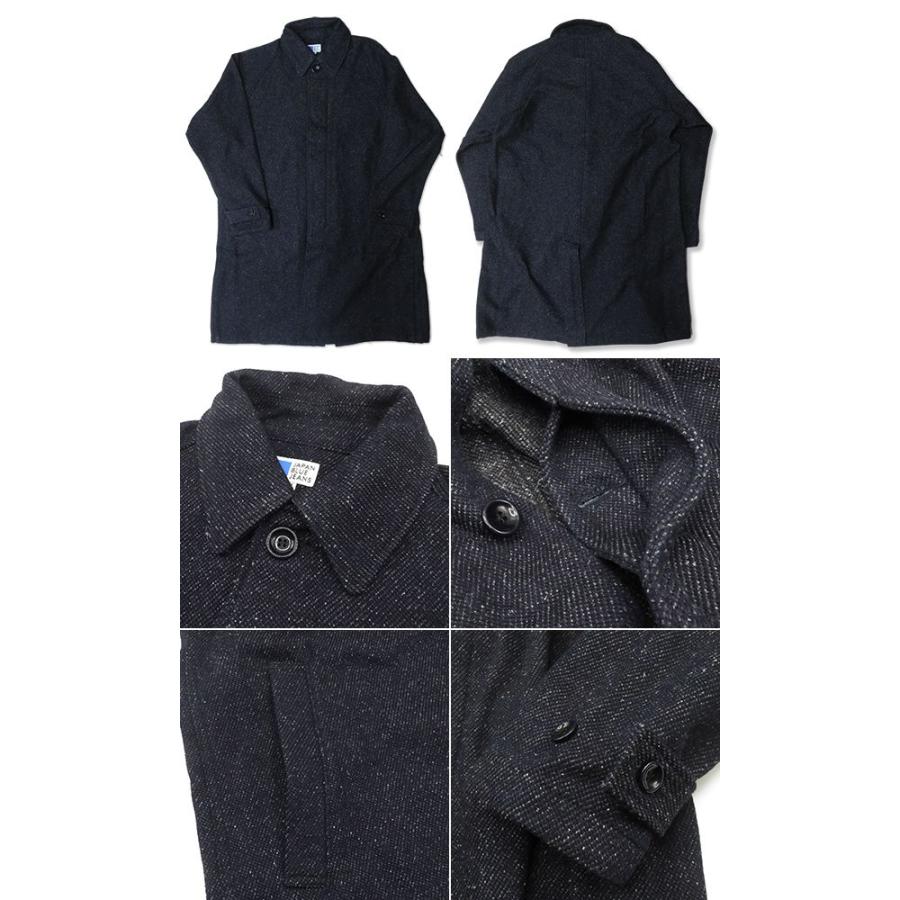 JAPAN BLUE JEANS（ジャパンブルージーンズ） ジャパンブルー デニムツイード ステンカラー バルマカーンコート JAPAN ...