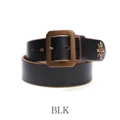 オーパス ホーウィン U.Sオイルレザー スタッズベルト OPUS 40mm OIL LEATHER BELT OHB-02OG OPUS（オーパス） ホーウィン U.Sオイルレザー スタッズベルト OPUS