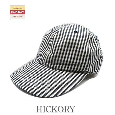 PAYDAY ペイデイ デニム ヒッコリー ストラップバック ベースボールキャップ Vintage Baseball Cap PD5-AC-4 : ORGAN - 通販 - Yahoo!ショッピング