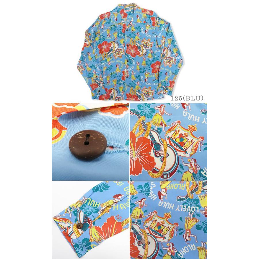 SUN SURF サンサーフ LONG SLEEVE RAYON ALOHA SHIRT '24MODEL LOVELY