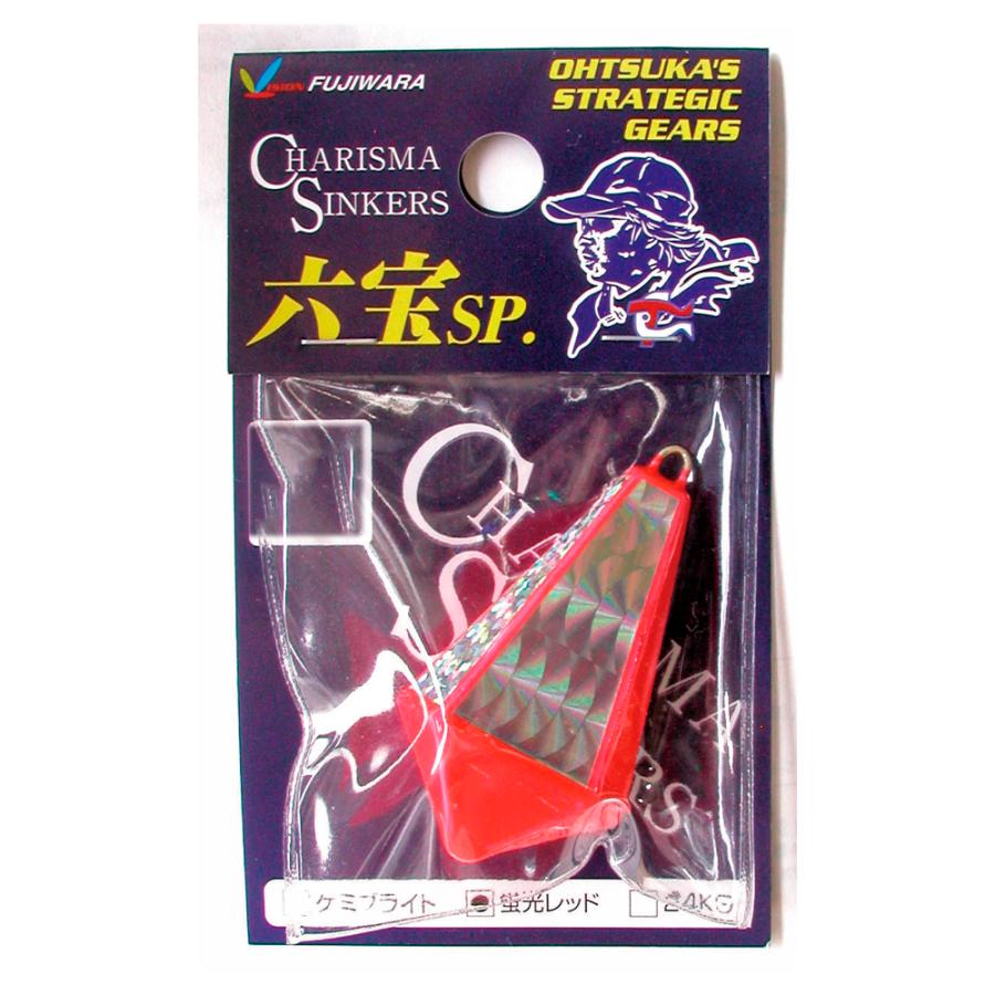 Fujiwara フジワラ カリスマシンカー 六宝SP 60号 蛍光レッド(fujiwara-999341)[M便 1/4] : 船竿 沖釣り ...