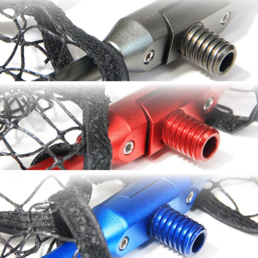 おり釣具 カーボン玉の柄 ラーカルシャフト 折りたたみランディングネット(タモ網)セット 6M サイズL ガンメタ/ブルー/レッド(netset-013) : 船竿 沖釣り 船釣り おり釣具 ...