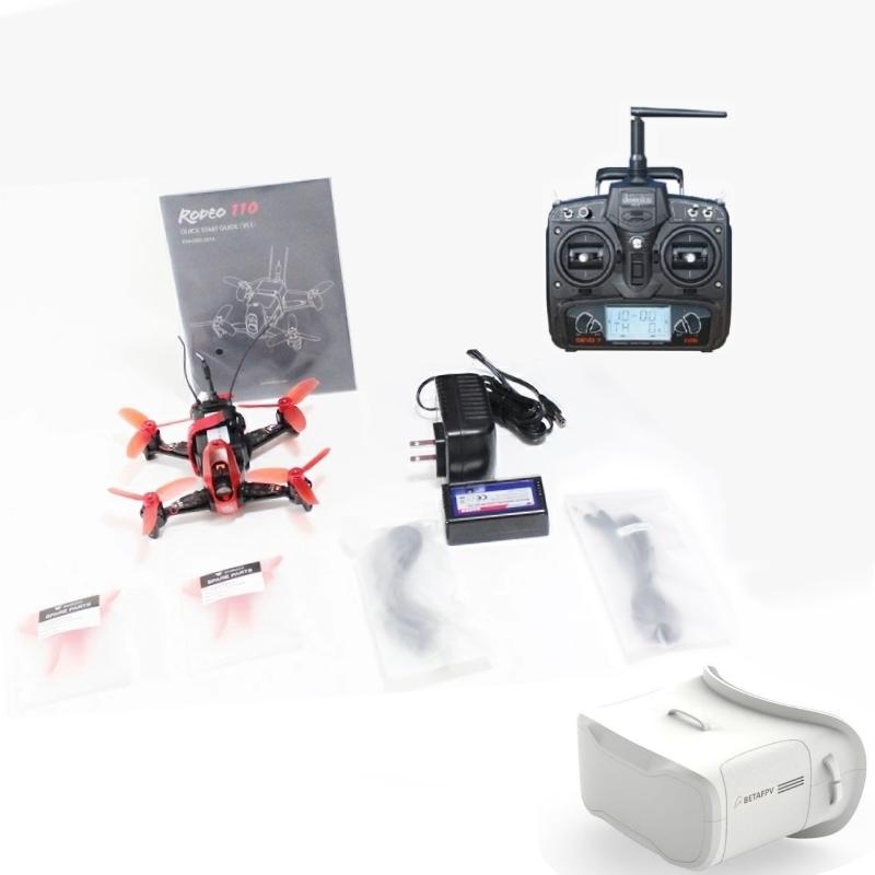 屋内FPVドローン入門 ワルケラ WALKERA Rodeo 110 + DEVO7 + VR02ゴーグル カメラ付セット (rodeo110-vr02) ｜電波法・技適有 日本語説明書 ...
