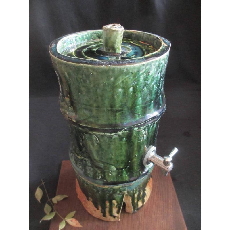 焼酎サーバー 総織部 竹筒 佐藤和次 S-369 : 織部の器 千瓢 - 通販 - Yahoo!ショッピング