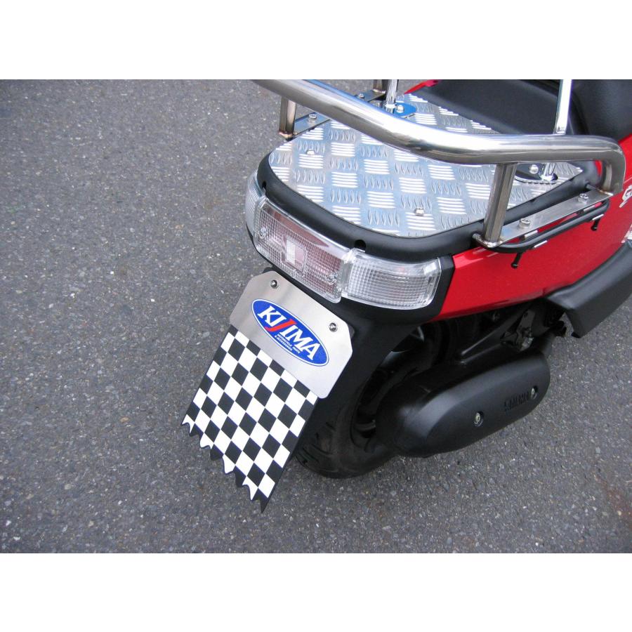 キジマ(Kijima) バイク バイクパーツ フェンダーフラップ チェッカー ブラック 200x288 206-9056 : s-b004h8zm18-20240628 : 折り鶴ストア ...