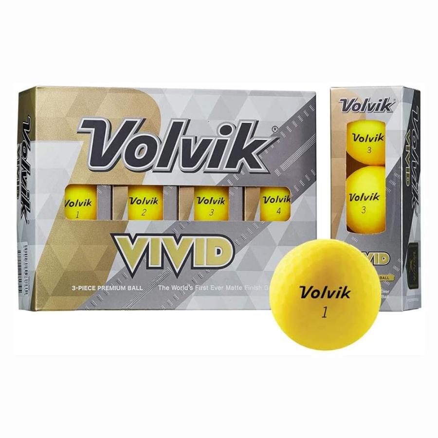 ボルビック 2022年 Volvik ゴルフボール VIVID 22 イエロー 1ダース(12個入) : s-b0b14wj8qj-20240702 : 折り鶴ストア - 通販 - Yahoo ...