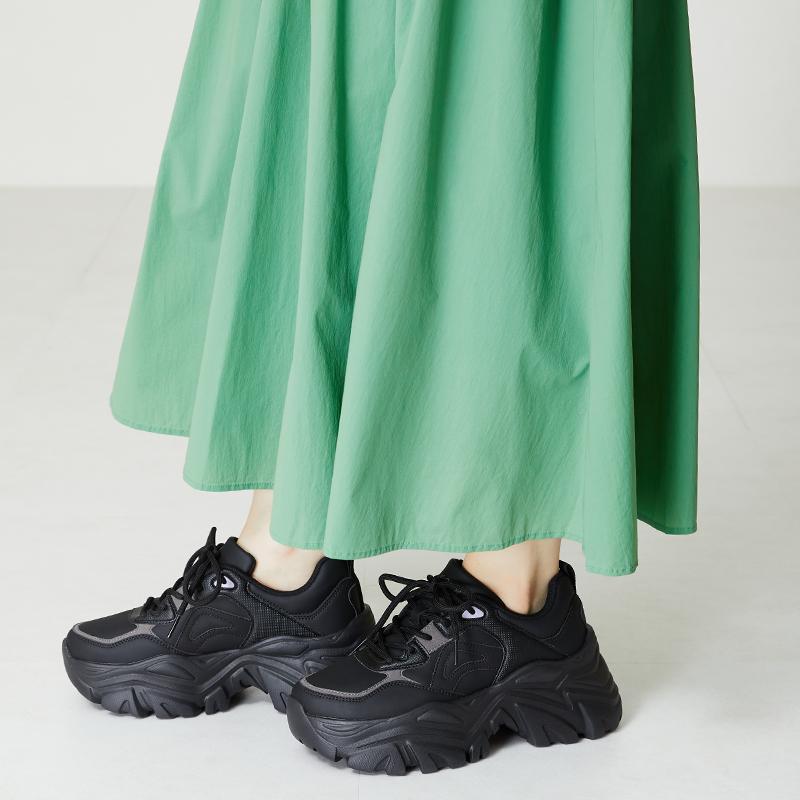 ORTR オリエンタルトラフィック スニーカー レディース 厚底 シューズ 歩きやすい ダッドスニーカー ブラック 黒 ホワイト 白 OT3730 : ORiental TRafficヤフー店 ...