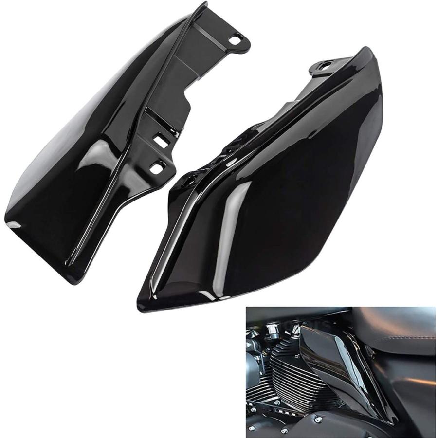 ハーレーロードグライド ツーリングミッドフレームエアーディフレクター-