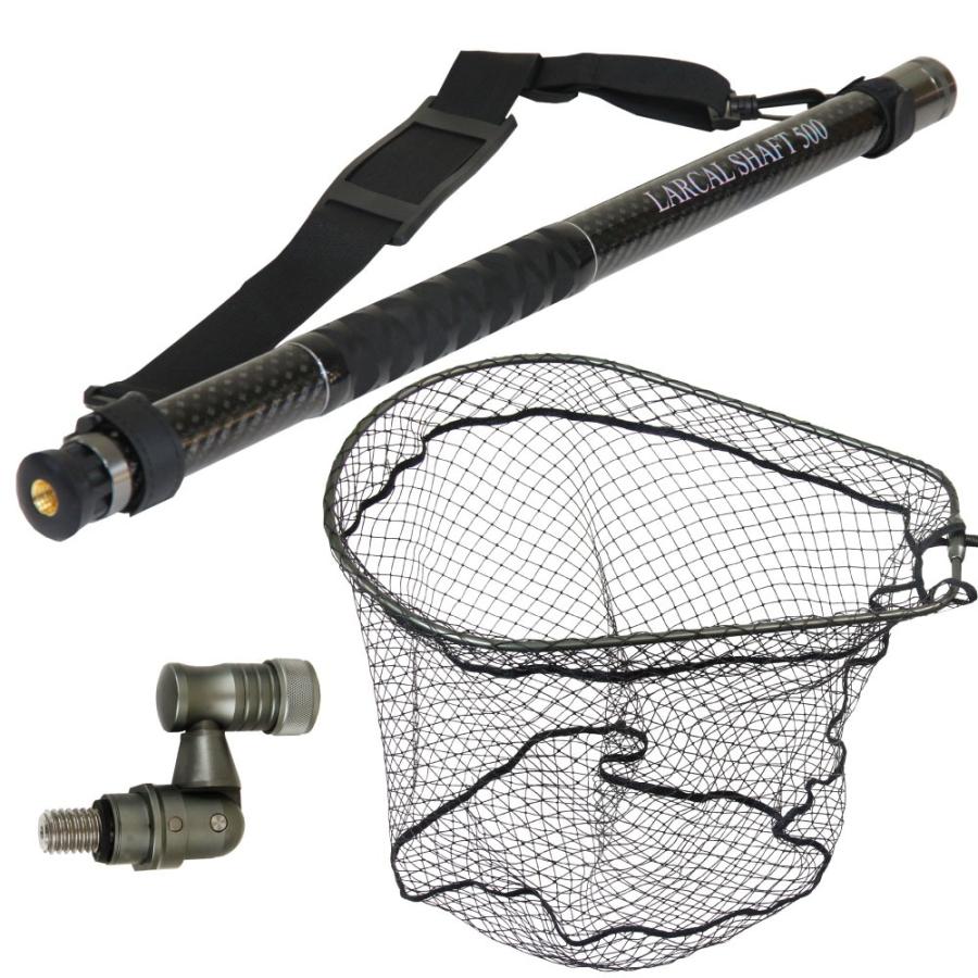 おり釣具 カーボン玉の柄 ラーカルシャフト5M 強化フレームランディングネット L (タモ網)ガンメタ セット (netset-003-gm) : オリオク - 通販 - Yahoo!ショッピング