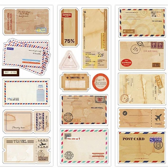 コラージュ シール シールシート 型抜き 6シート メッセージシール 海外 sztz-06-019 : 卸売のEiEi - 通販 - Yahoo!ショッピング