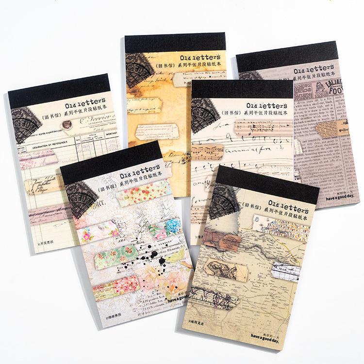 シールブック 大容量 200ピース 20枚/冊 型抜き シールシート 英字ステッカー 海外 コラージュ 素材 英字 英語 地図 文字 ヴィンテージ 手帳 sztz-20-059 : 卸売の ...