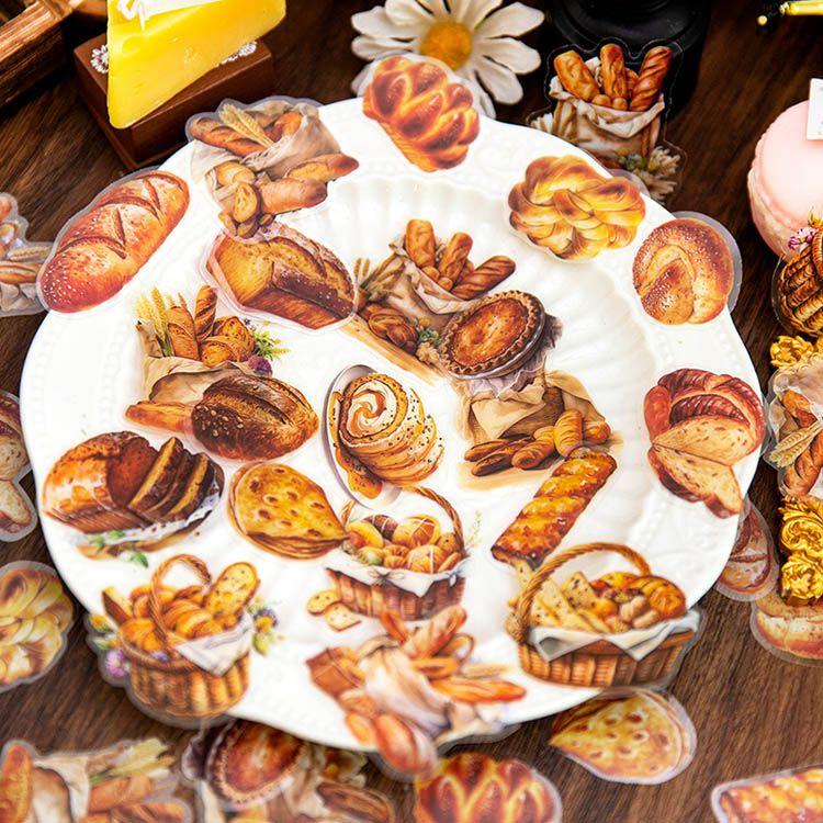 クリアシール 食品 食パン 誕生日ケーキ 珈琲 コーヒー カフェ 洋食 書籍 イラスト シール ブラウン系 ダイカットステッカー PET 耐水 透明 sztz-40-147 : 卸売のEiEi ...