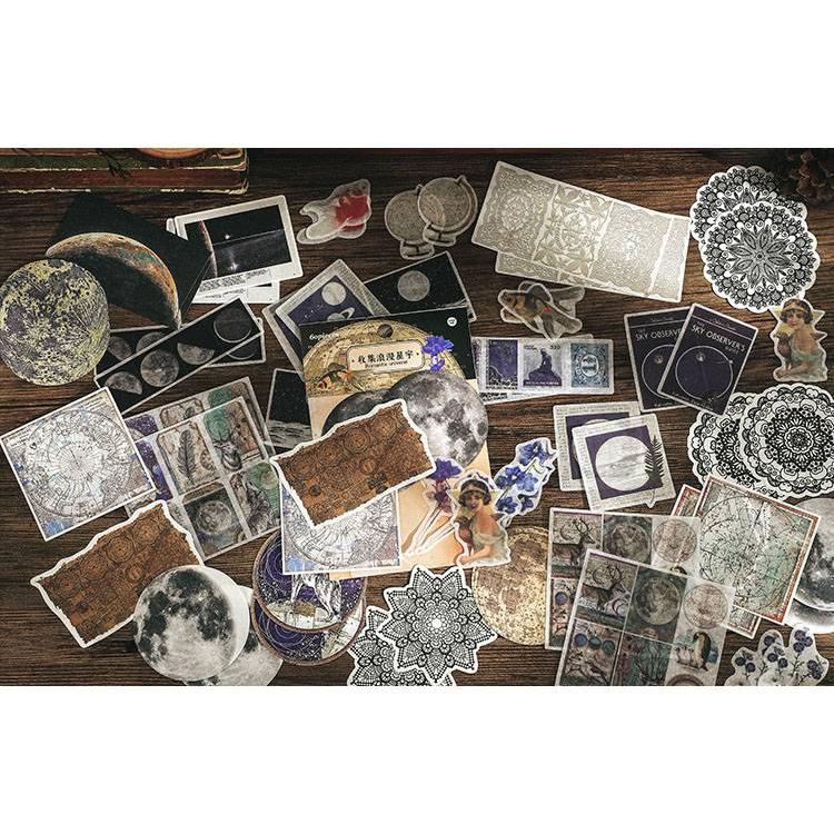 即日出荷 コラージュ素材 60点セット レトロ 素材 ペーパー ＋マステシール 海外 レース デザインペーパー デコレーション ジャンクジ sztz-60-059 : 卸売のEiEi - 通販 ...