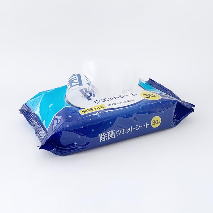 協和紙工 除菌ウェットシート アルコール配合 大判 30枚 100個セット(5c/s)(15-068) 厚手 日本製 除菌シート : 販促スタジアム - 通販 - Yahoo!ショッピング