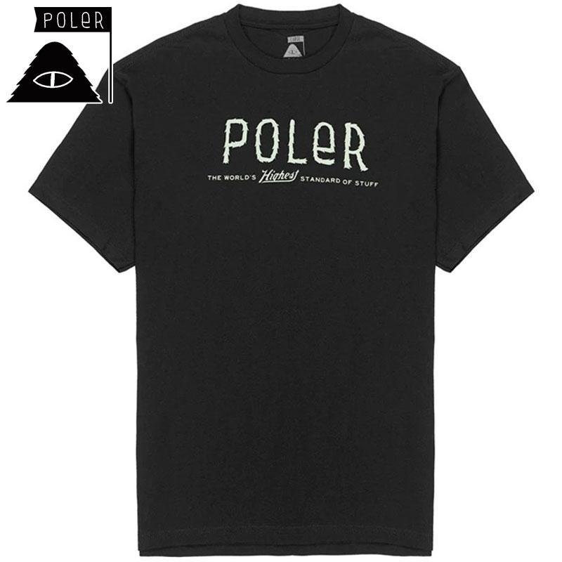 POLeR ポーラー POLER FURRY FONT TEE(ブラック 黒 BLACK)ポーラーTシャツ POLERTシャツ ポーラーティーシャツ POLERティーシャツ : 大阪 WARP ...