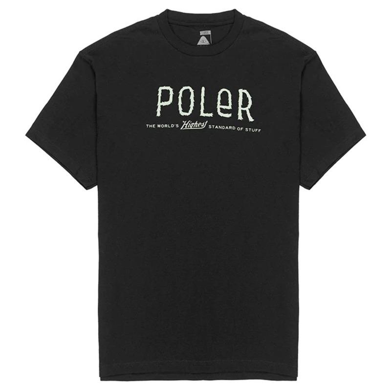 POLeR ポーラー POLER FURRY FONT TEE(ブラック 黒 BLACK)ポーラーTシャツ POLERTシャツ ポーラーティーシャツ POLERティーシャツ : 大阪 WARP ...