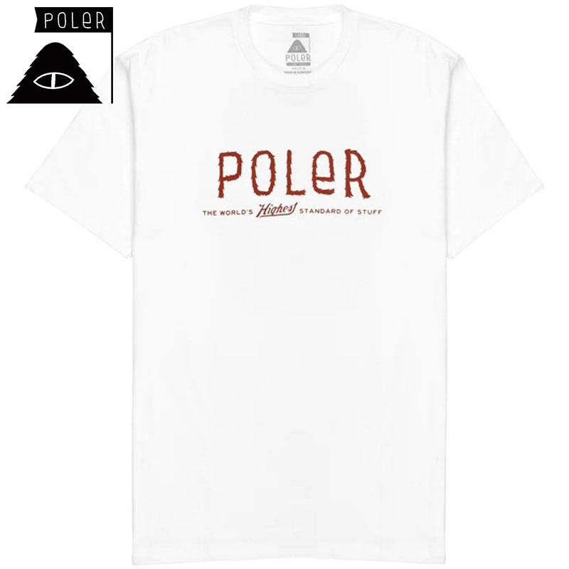POLeR ポーラー POLER FURRY FONT TEE(ホワイト 白 WHITE)ポーラーTシャツ POLERTシャツ ポーラーティーシャツ POLERティーシャツ : 大阪 WARP ...