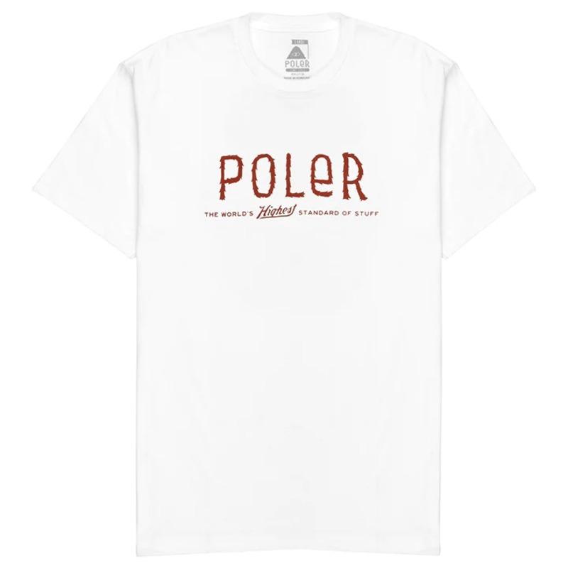 POLeR ポーラー POLER FURRY FONT TEE(ホワイト 白 WHITE)ポーラーTシャツ POLERTシャツ ポーラーティーシャツ POLERティーシャツ : 大阪 WARP ...