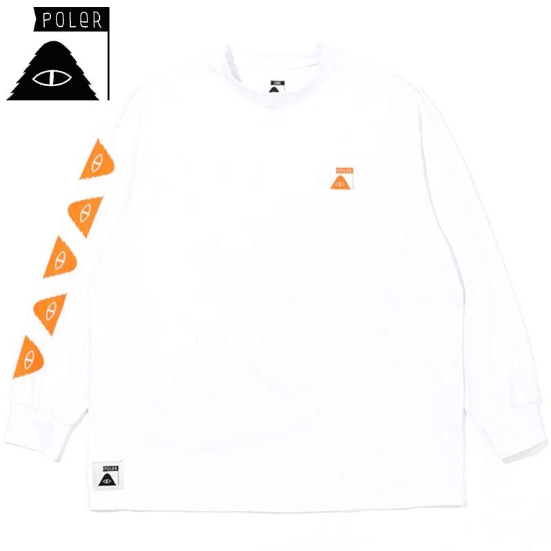 POLeR ポーラー POLER SUMMIT RELAX FIT L/S TEE(ホワイト 白 WHITE)ポーラーロンT POLERロンT ポーラーロンティー POLERロンティー ...