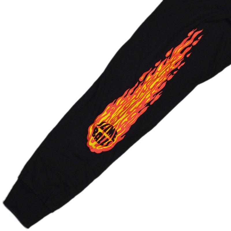 サンタクルーズ SANTA CRUZ スライムボール SLIME BALLS SB LOGO FLAME LONG SLEEVE TEE ...