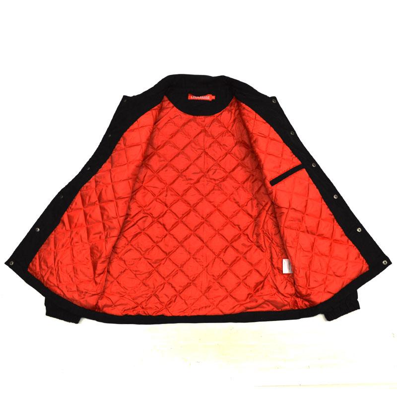 送料無料 チョコレートスケートボード CHOCOLATE SKATEBOARDS CORDUROY COACHES JACKET(ブラック 黒 ...
