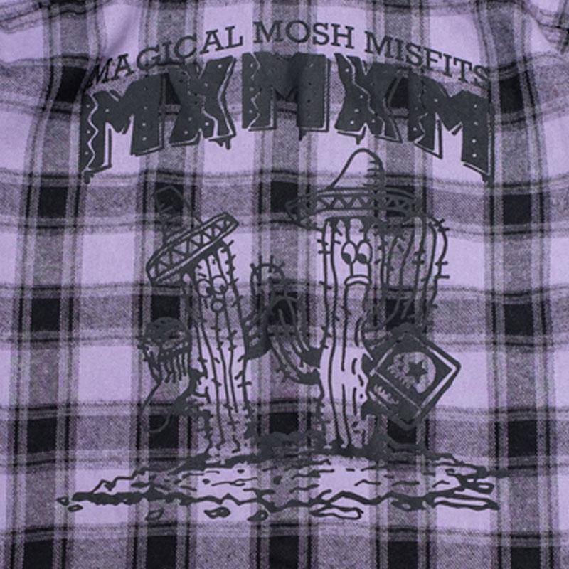 送料無料 マジカルモッシュミスフィッツ MAGICAL MOSH MISFITS MAGICO MUCHO NEL SHIRT 「 パープル ...